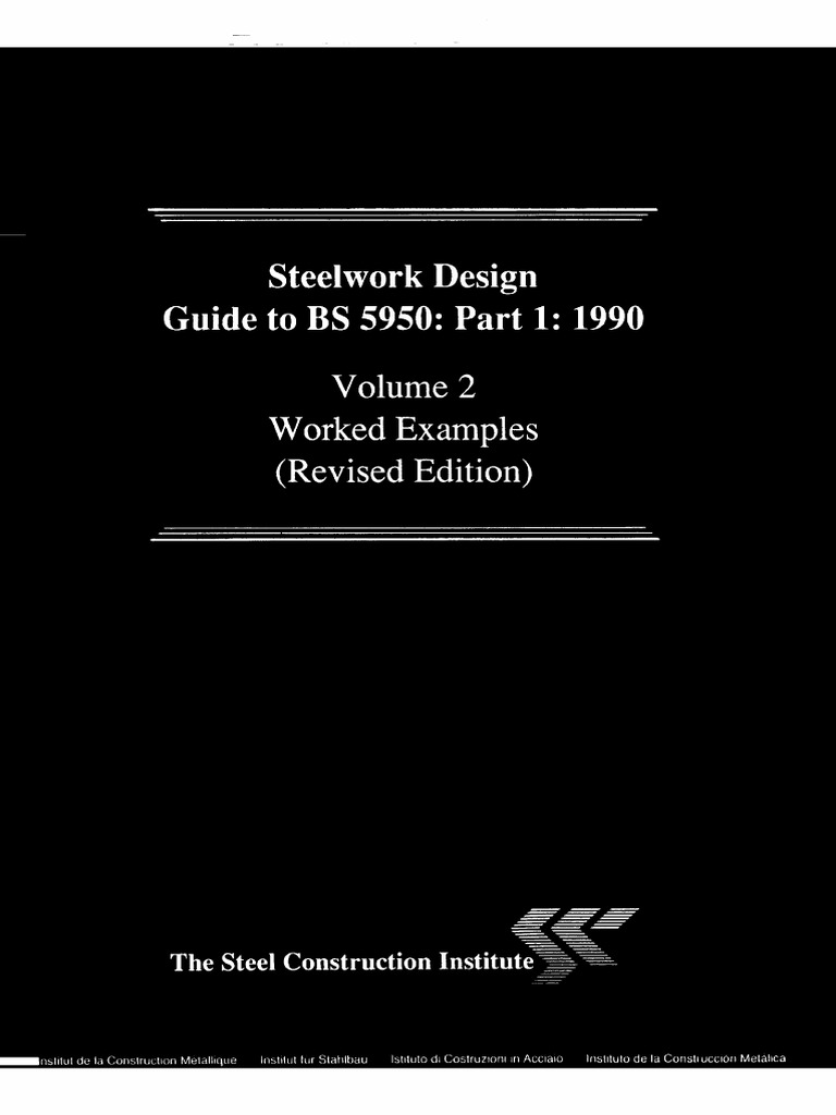 BS 5950 Worked Examples PDF | PDF