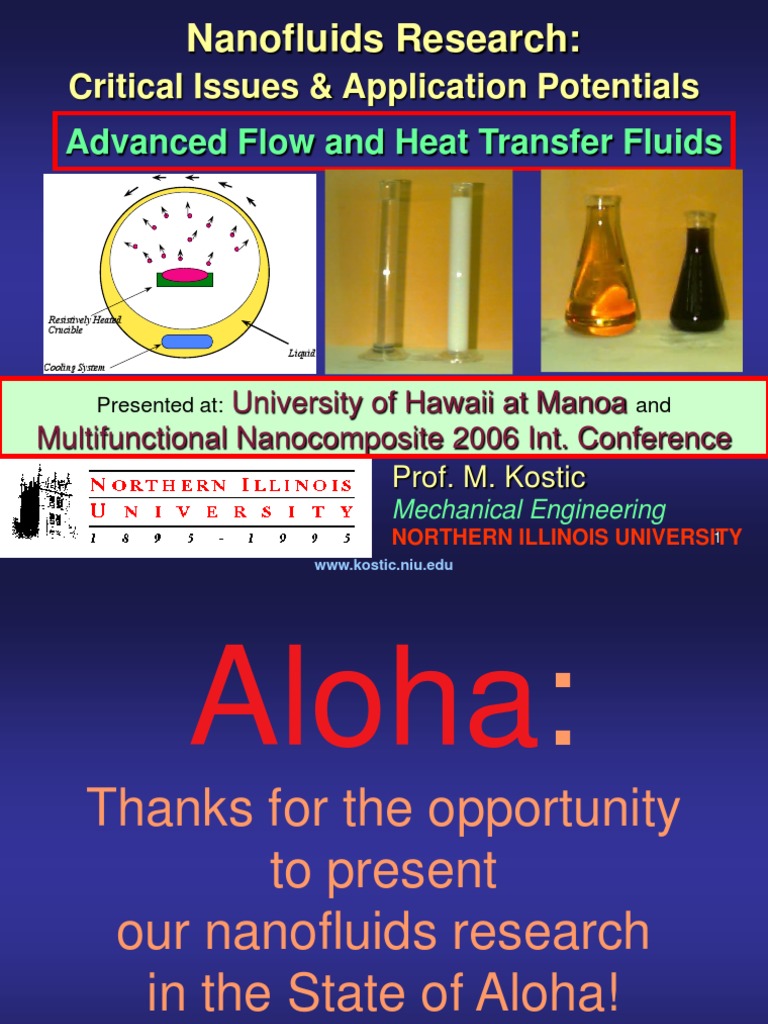 Nanofluids | PDF | Nanoparticle | Nanotechnology