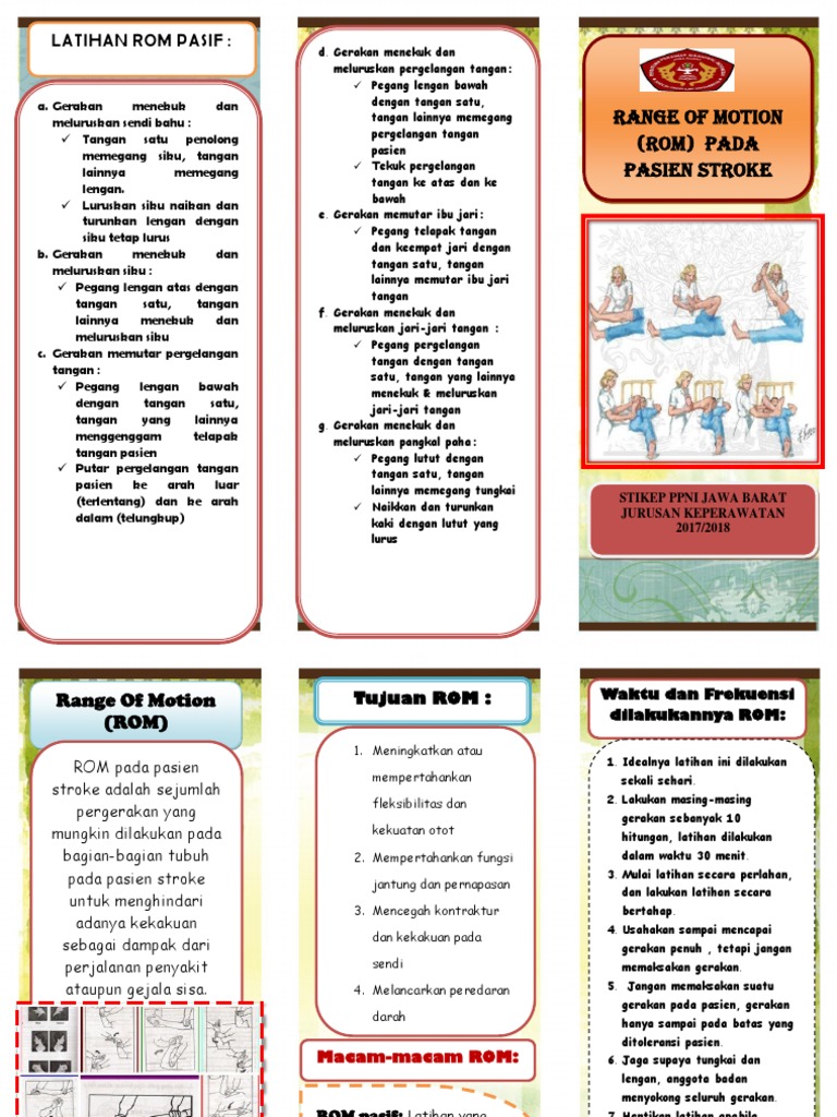 LATIHAN ROM PASIF UNTUK MENINGKATKAN MOBILITAS PADA PASIEN STROKE | PDF