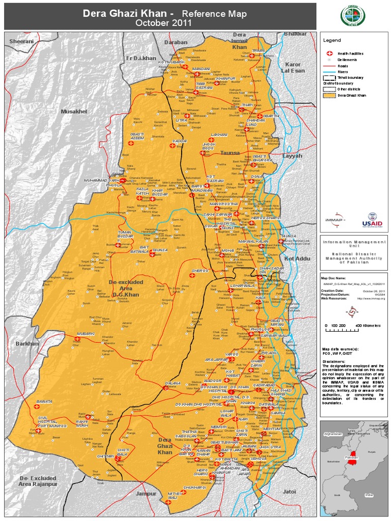 Reference Map October 2011: Sheerani Karor Lal Esan Bhakkar Daraban ...