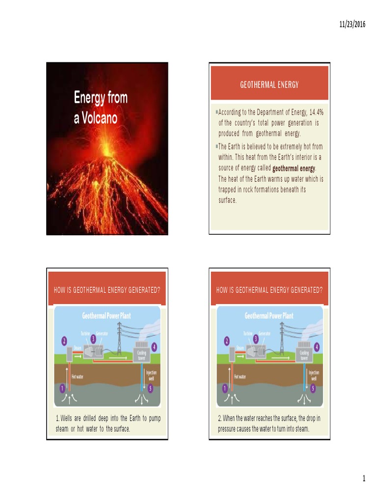 Energy From Volcano | PDF | Volcano | Geothermal Energy
