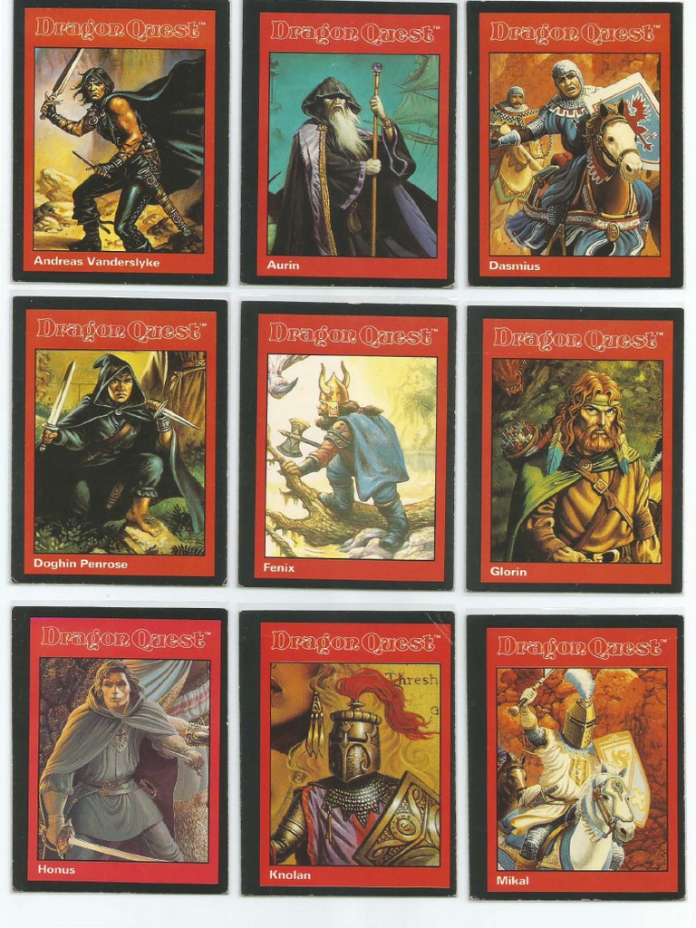 D&D - Dragon Quest - Cards | PDF | Dragão | Cães