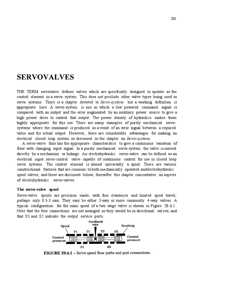 The Servo-Valve Spool | PDF