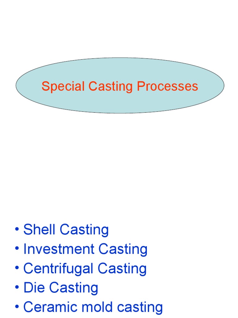 Casting Processes | PDF | Casting (Metalworking) | Process Engineering
