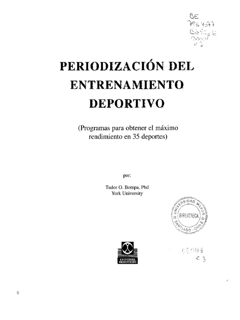 Tudor Bompa. Periodization of Training | PDF