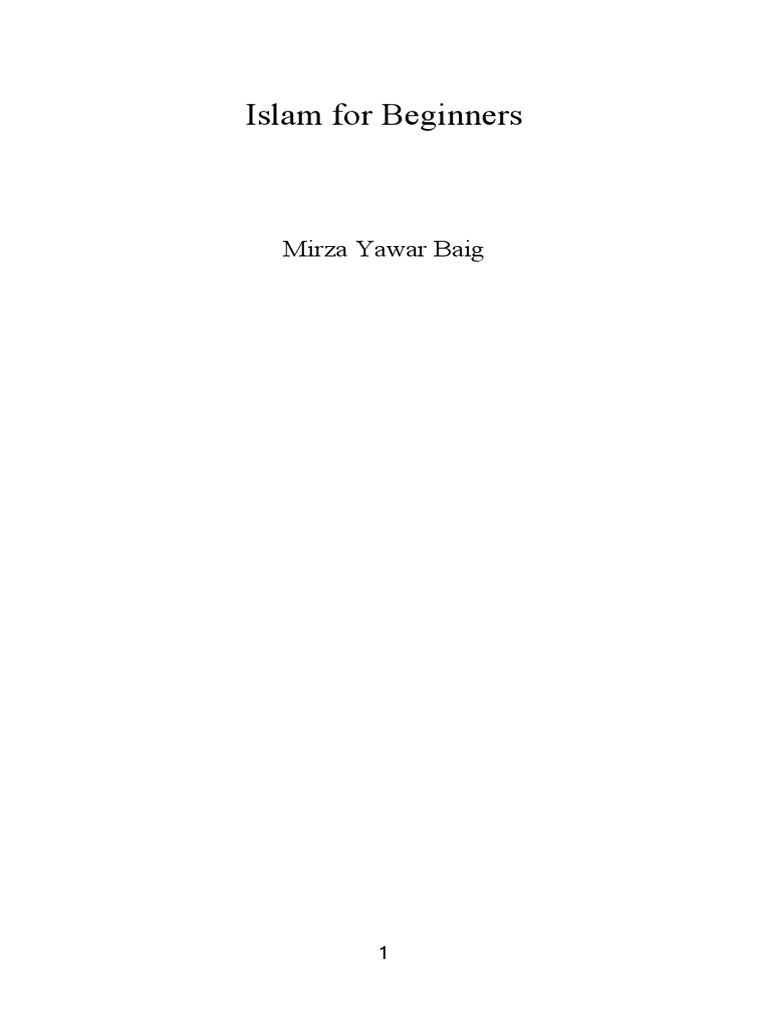 Islam For Beginners | PDF | Prophets And Messengers In Islam | Jesus In ...