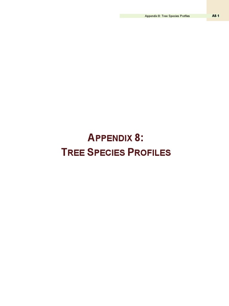 Tree Species Profiles Overview | PDF | Douglas Fir | Seed