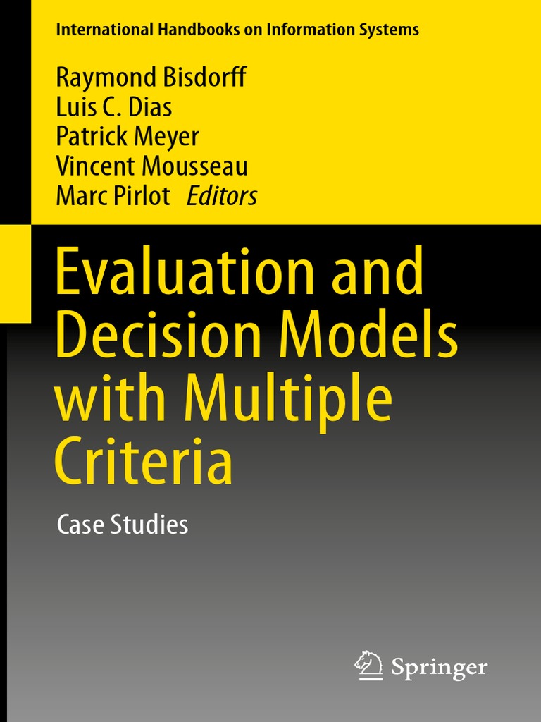 Evaluation An Decision Model With Multicriteria | PDF | Intelligence ...