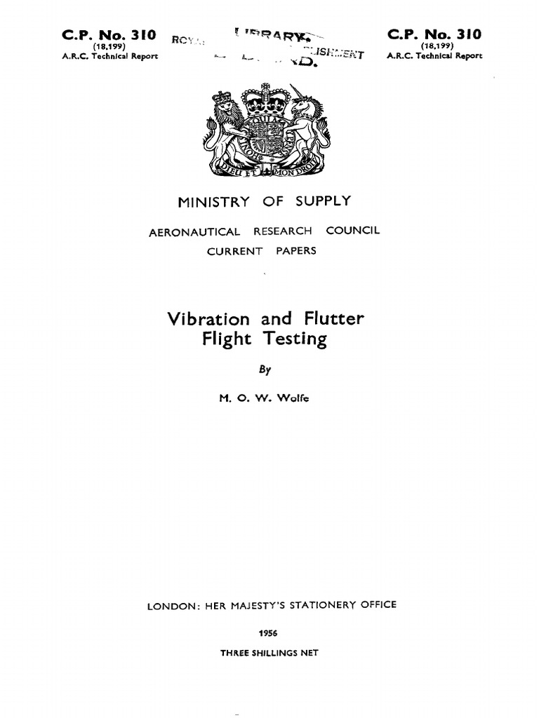 Flutter Test | PDF | Normal Mode | Aircraft
