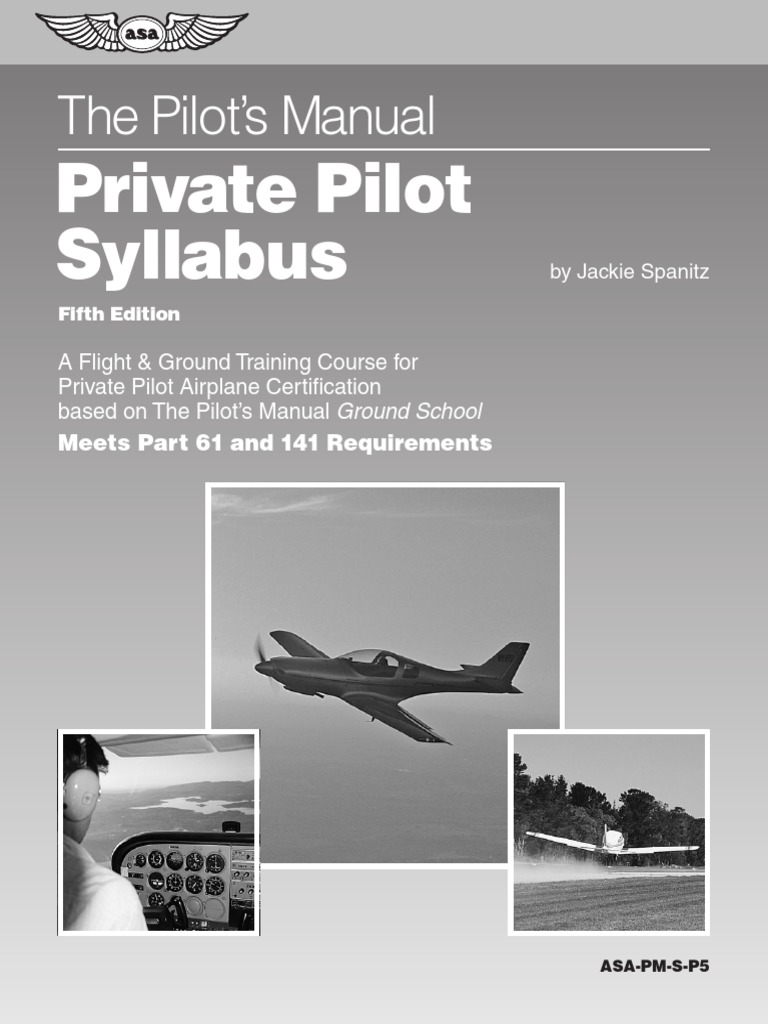 Private Pilot Syllabus: The Pilot's Manual | PDF | Stall (Fluid ...