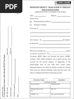 Cheque Book Request | PDF