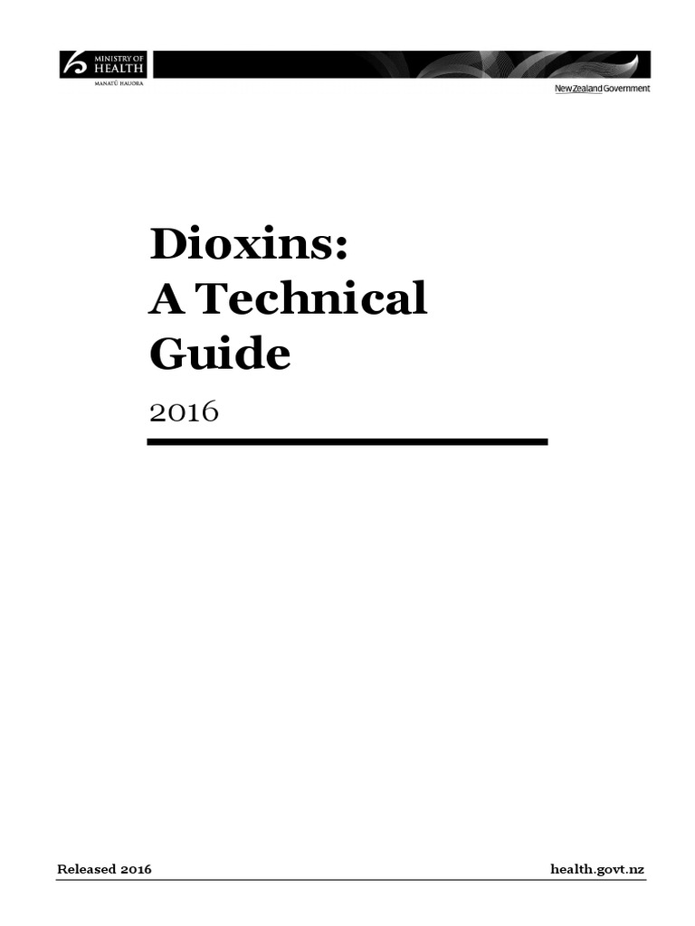 Dioxins: A Technical Guide: Released 2016 Health - Govt.nz | PDF ...