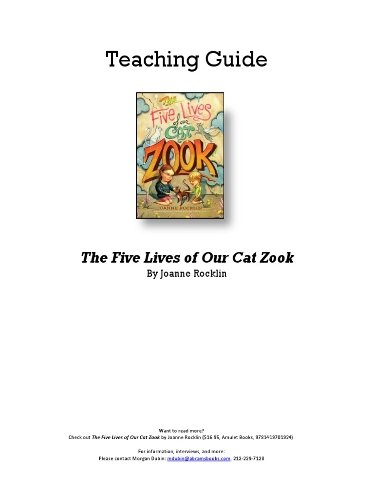 The Five Lives of Our Cat Zook | PDF | Batter (Cooking) | Zucchini