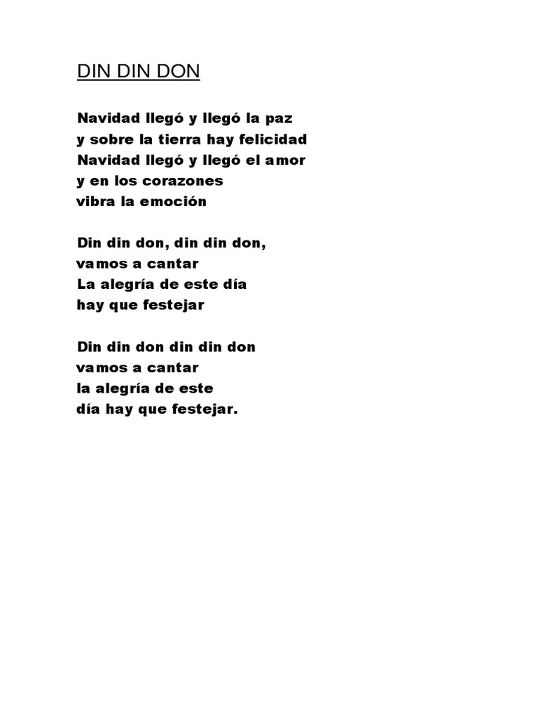 Din Din Don | PDF
