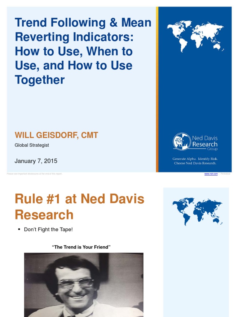 Trend Following & Mean Reverting Indicators: How To Use, When To Use ...