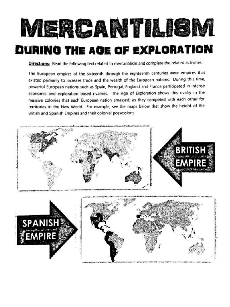 Understanding Mercantilism: Key Concepts | PDF | Finance & Money Management
