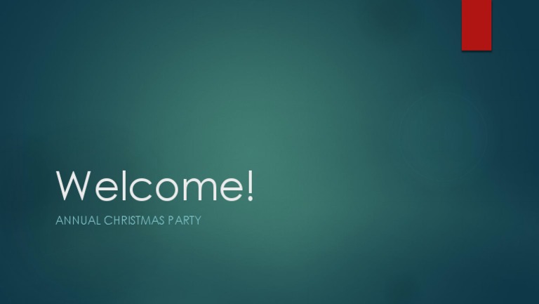 Welcome Pdf