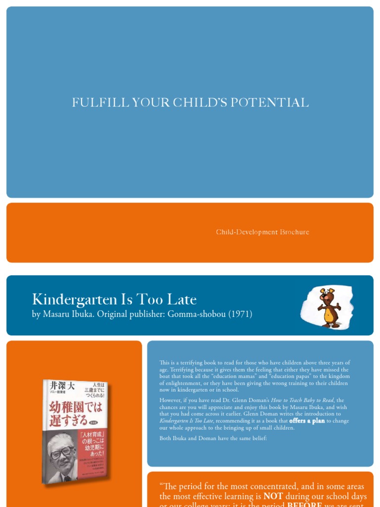 Child Development Brochure | PDF | Neuron | Brain