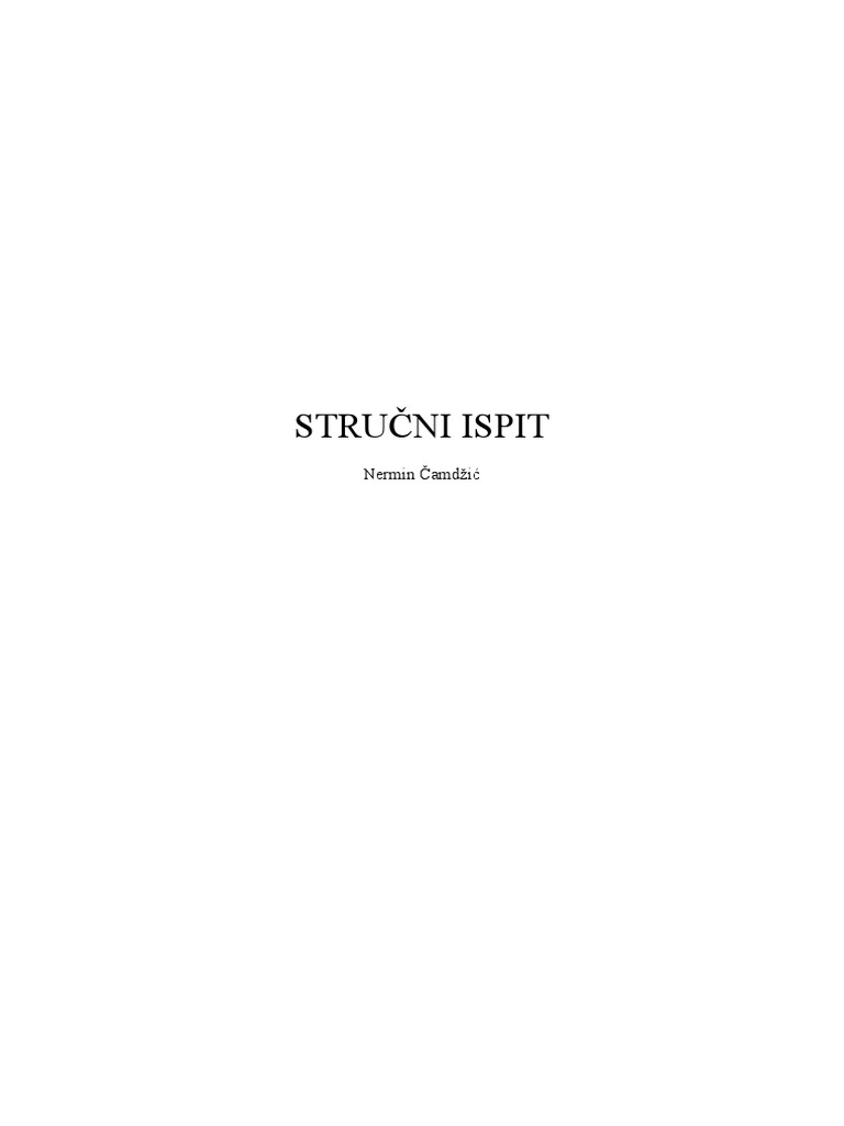 Strucni Ispit - Med Teh | PDF