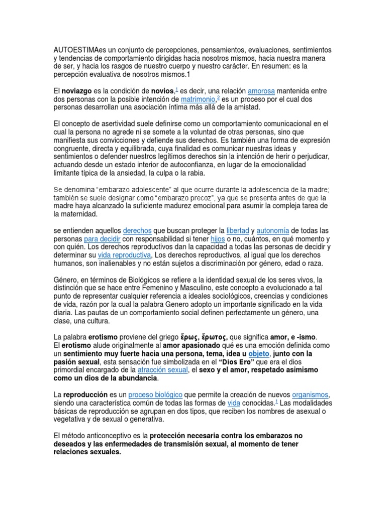 Auto Estim A | PDF | Infección transmitida sexualmente | La sexualidad humana