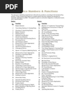 ANSI Device Numbers | PDF | Relay | Switch