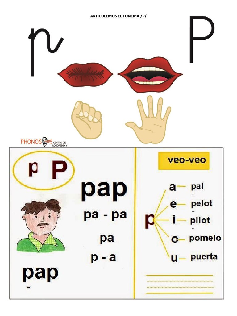 Articulemos El Fonema P | PDF