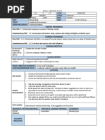 Form 3 Cefr Lesson Plan | PDF | Lesson Plan | Teaching