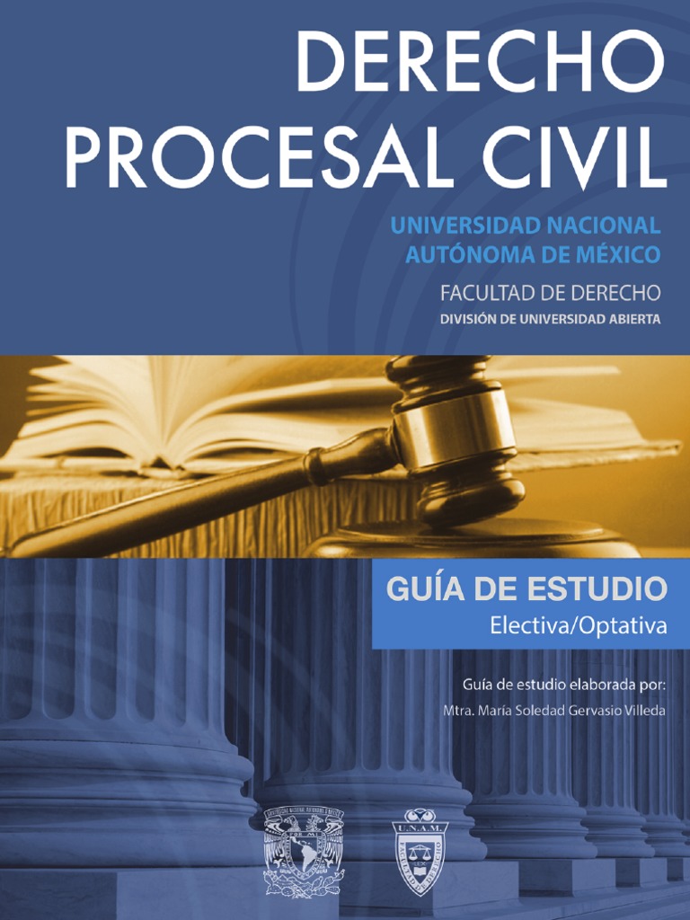 Derecho_Procesal_Civil_4_Semestre.pdf | Ley procesal | Procedimiento legal
