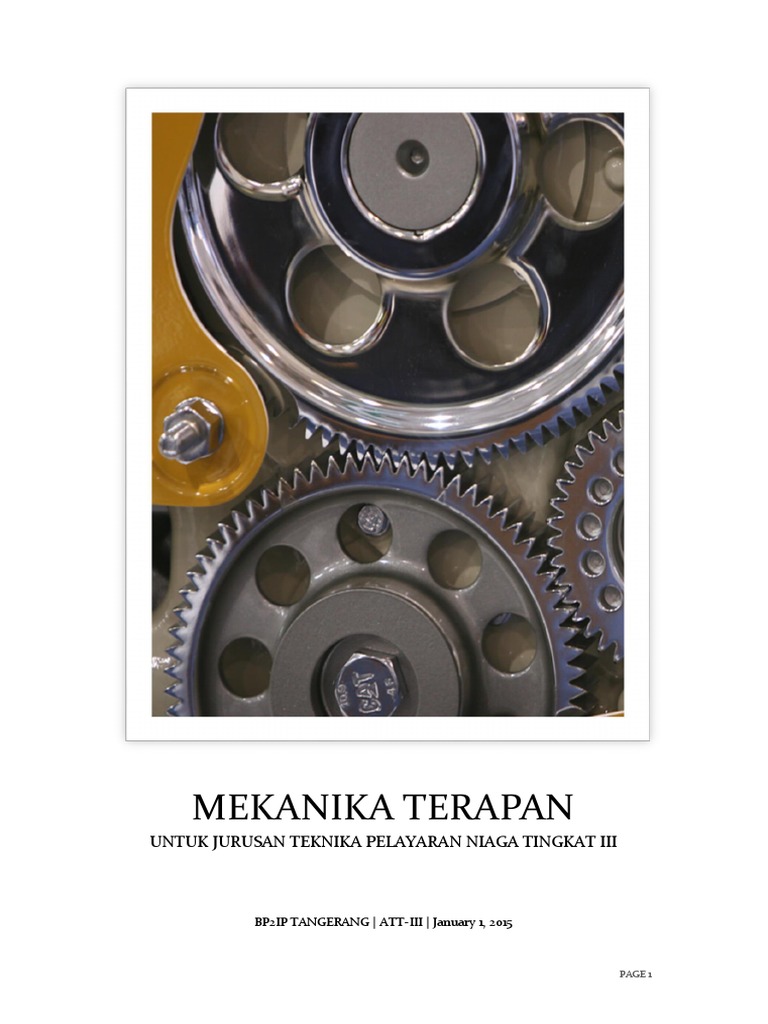 Mekanika Terapan Untuk Teknika Kapal Niaga | PDF