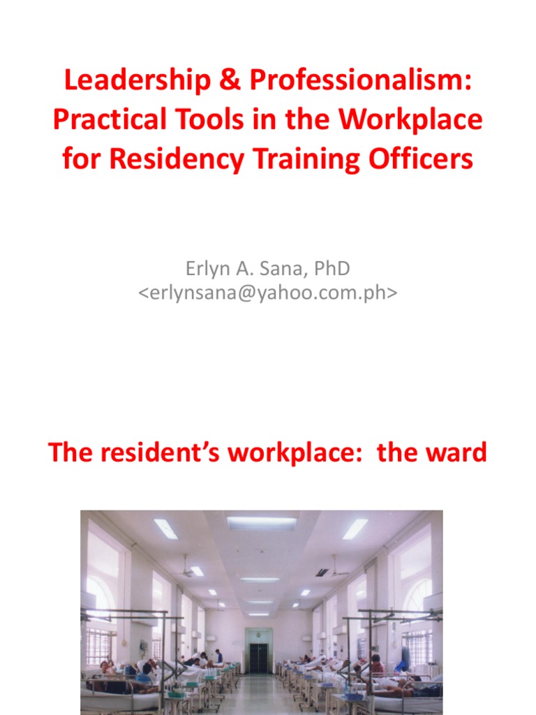Leadership and Professionalism | Download Free PDF | Educational ...