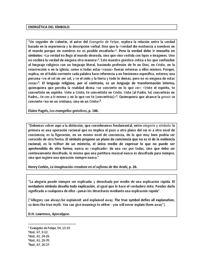 Energética Del Símbolo - Corbin Lawrence Deleuze Etc | PDF | Los ...