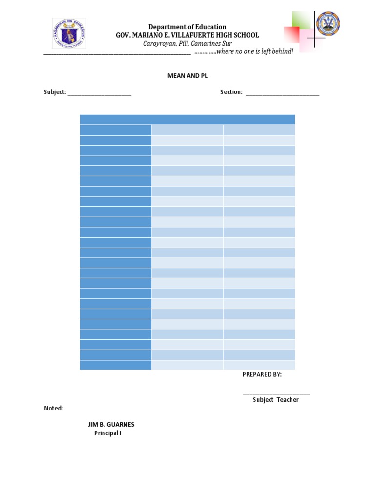 Subject: - Section | PDF
