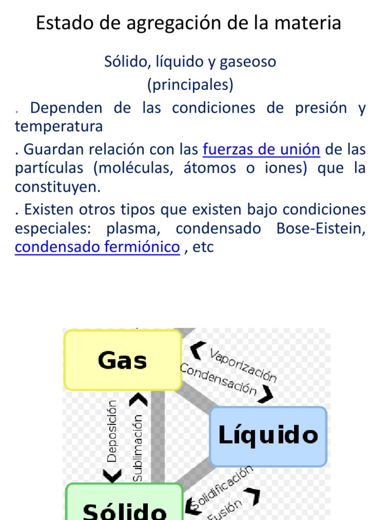 Estado de Agregación de La Materia | Gases | Mole (Unidad)