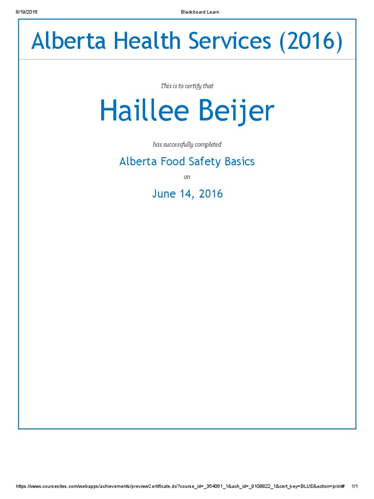 Food Safety Basics | PDF