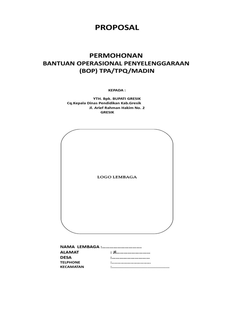 Contoh Proposal Hibah | PDF