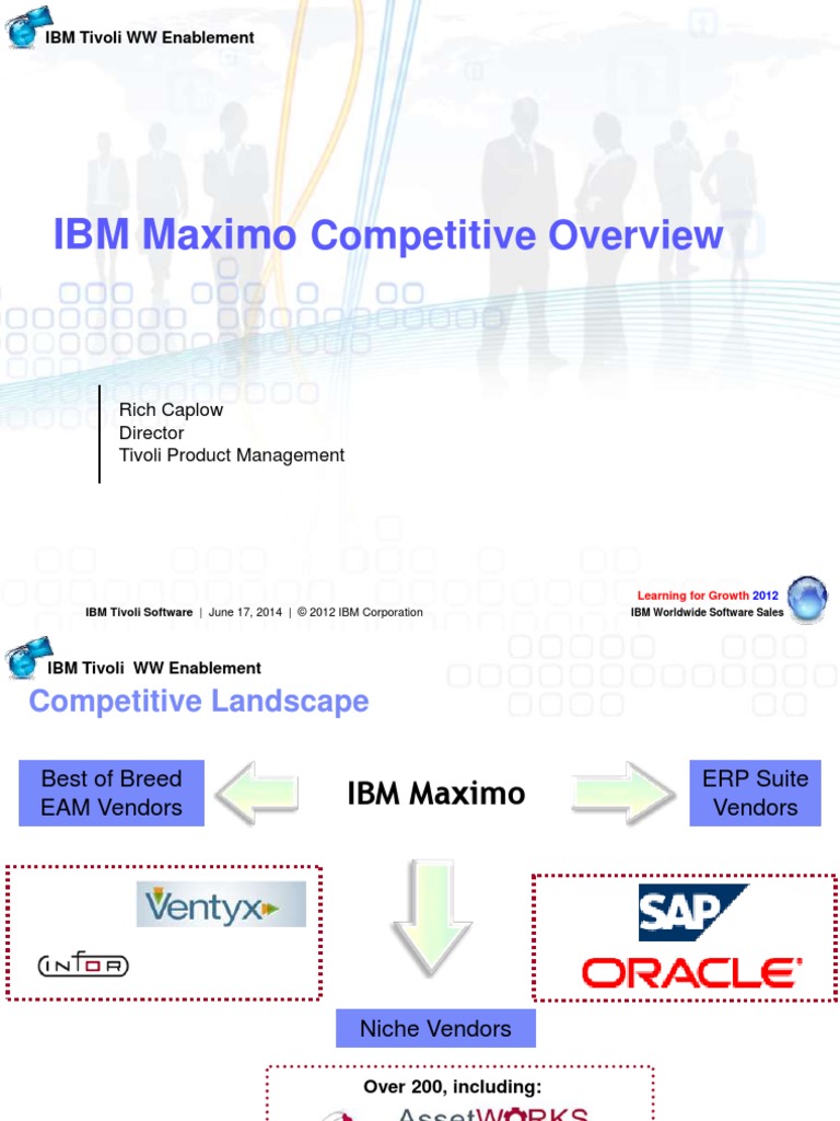 Maximo Comp Overview | PDF | Sap Se | Enterprise Resource Planning