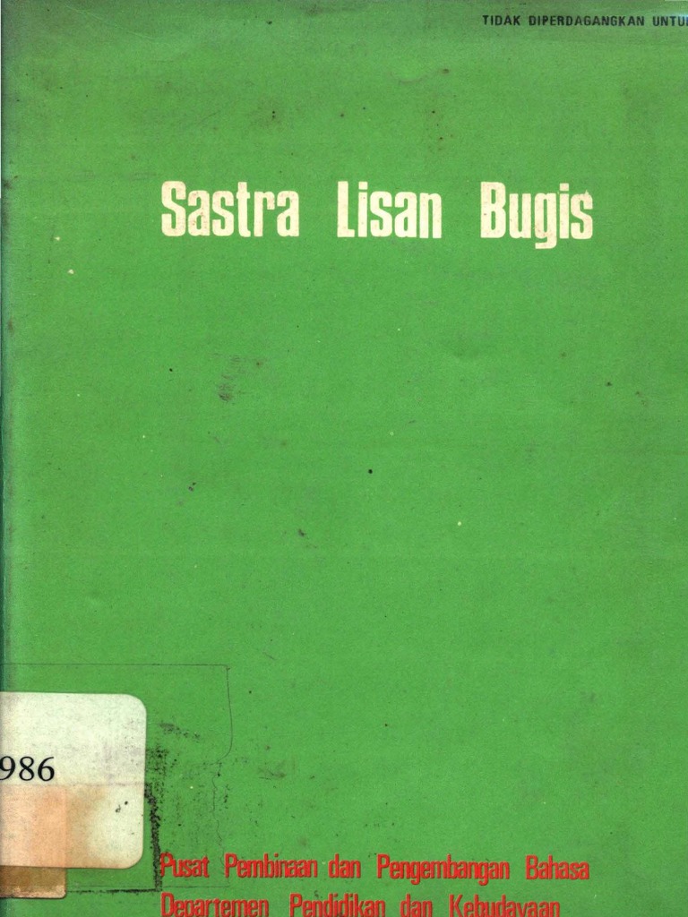 Sastra Lisan Bugis