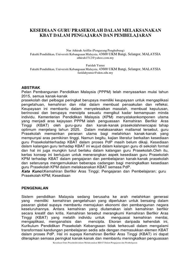 Kbat | PDF