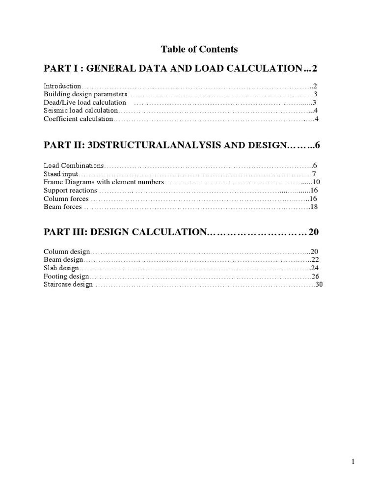 Structural Analysis and Design Report | PDF | Earthquakes | Beam (Structure)