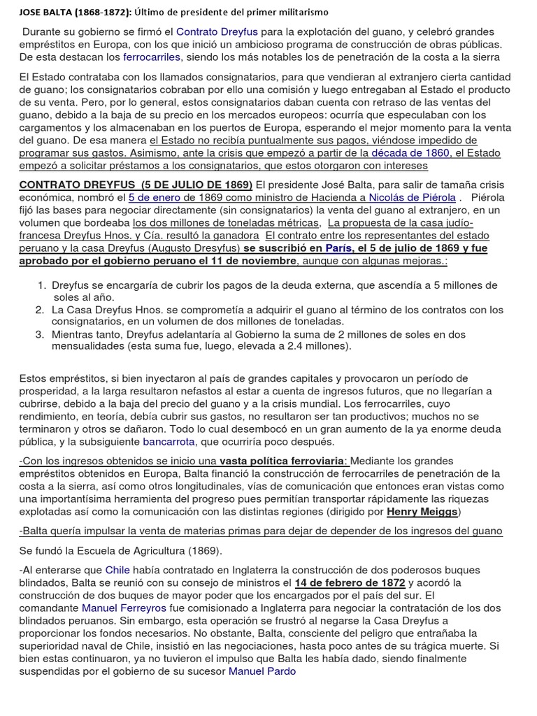 Jose Balta | PDF | Gobierno | Economias