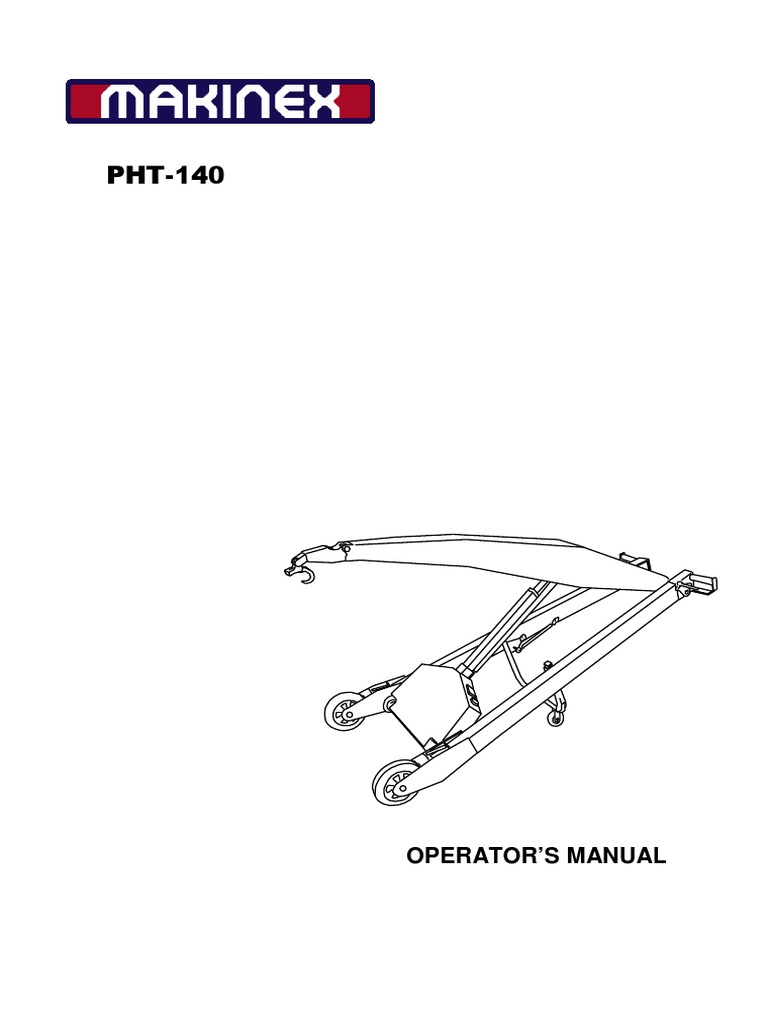 PHT 140 Manual Prod20 14 - 02 - 14 | PDF | Elevator | Battery (Electricity)