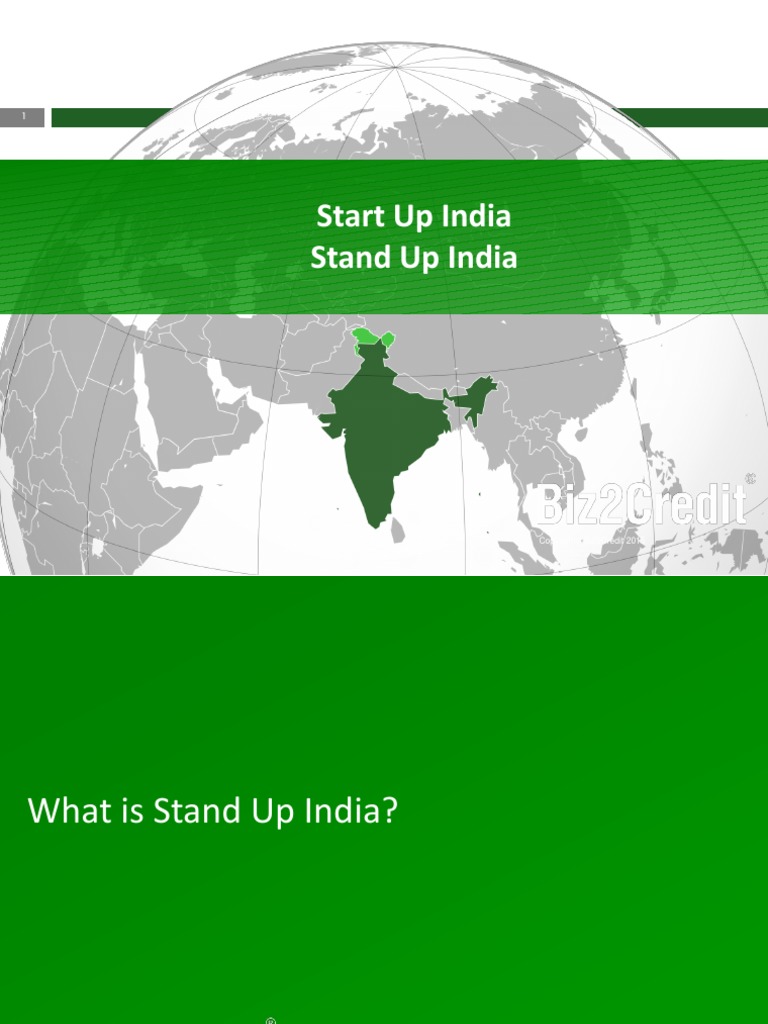 Start Up India Stand Up India | PDF | Money | Financial Services