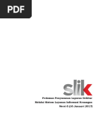 Cbas Slik | PDF | Bisnis | Pengelolaan Keuangan & Uang