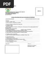 Mmi Registration Form Spouse Child | PDF | Social Institutions
