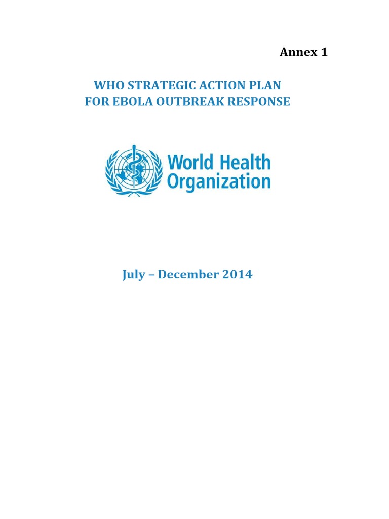 Evd Outbreak Response Plan West Africa 2014 Annex1 | PDF | Ebola Virus ...