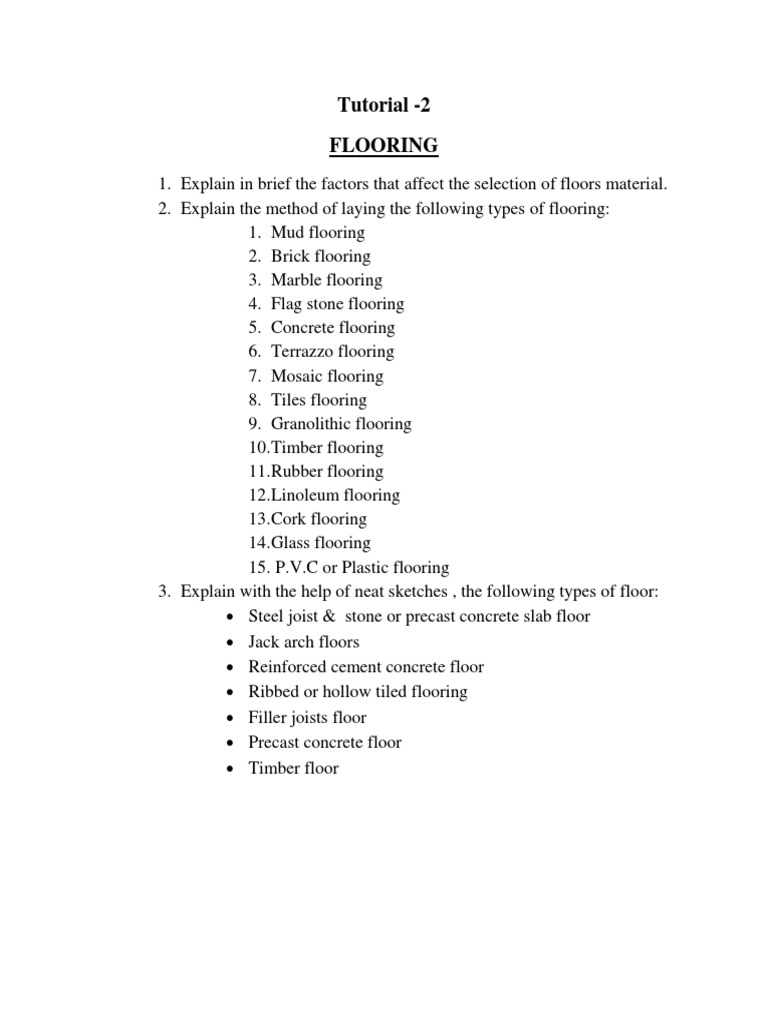 Tutorial Flooring | PDF