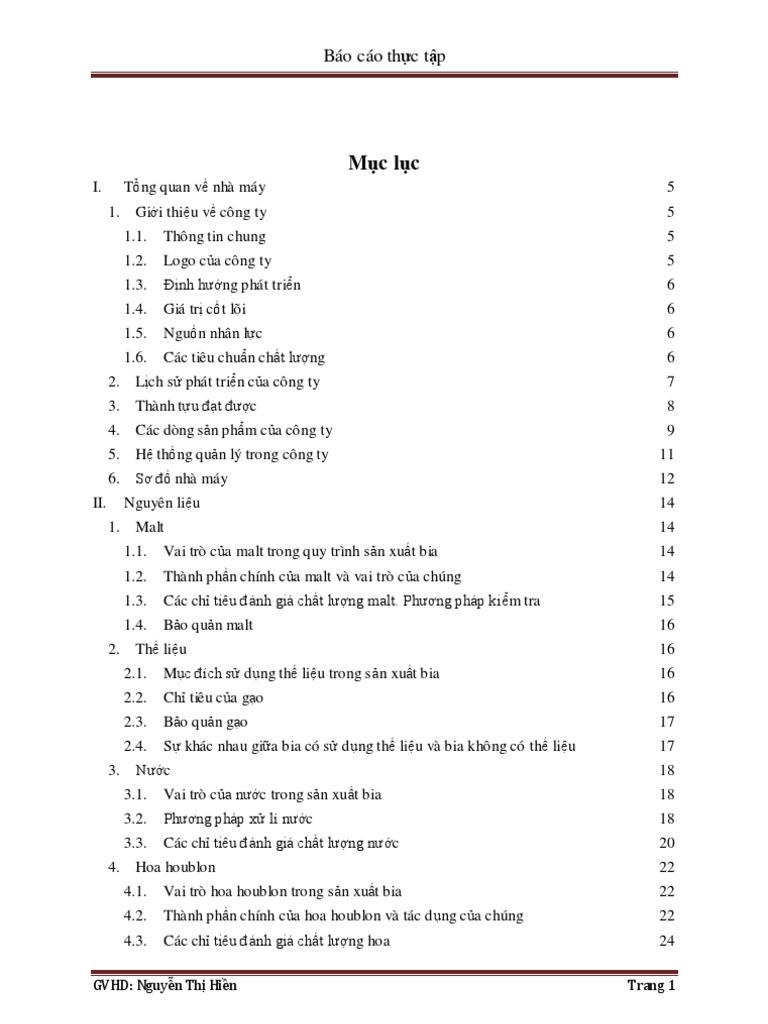 Bao Cao Thuc Tap | PDF