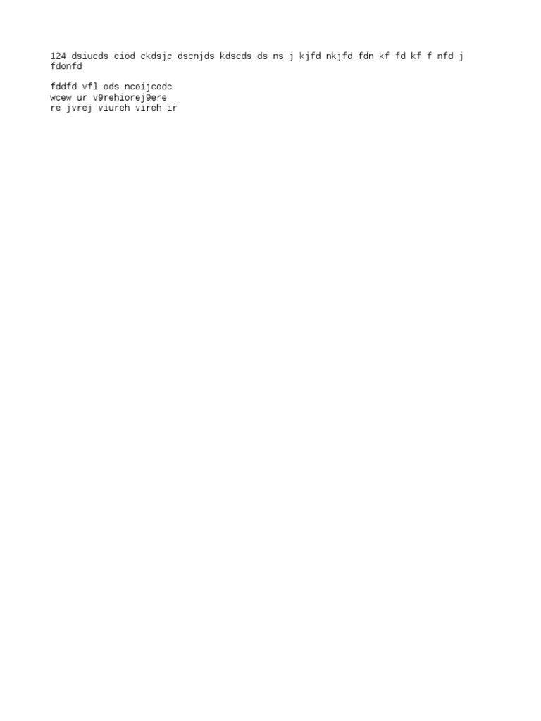 124 Dsiucds Ciod CKDSJC Dscnjds Kdscds Ds Ns J KJFD NKJFD FDN KF FD KF ...