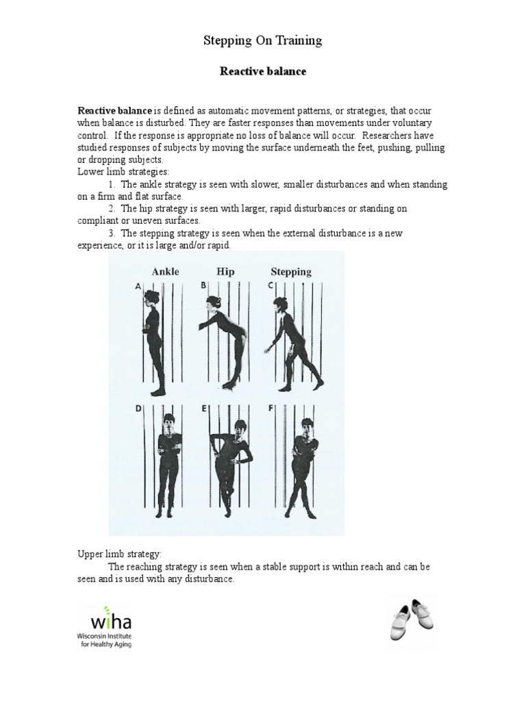 Reactive Balance 2 | PDF | Balance (Ability) | Physical Exercise