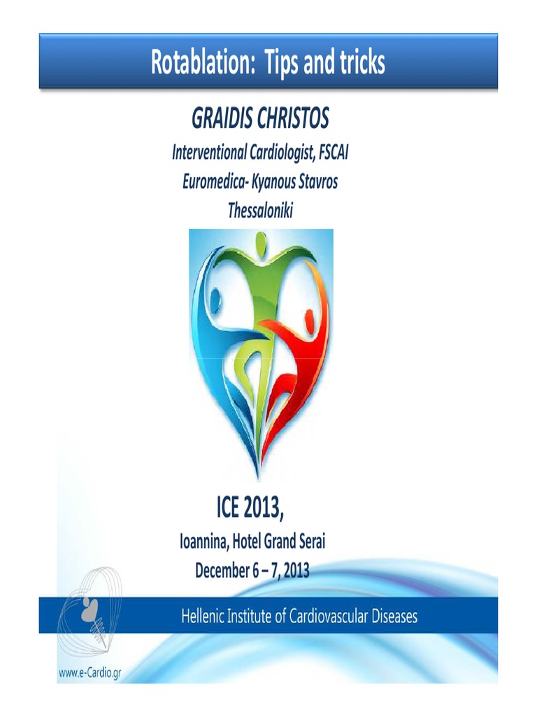 Rotablation Tips | Atheroma | Intravenous Therapy